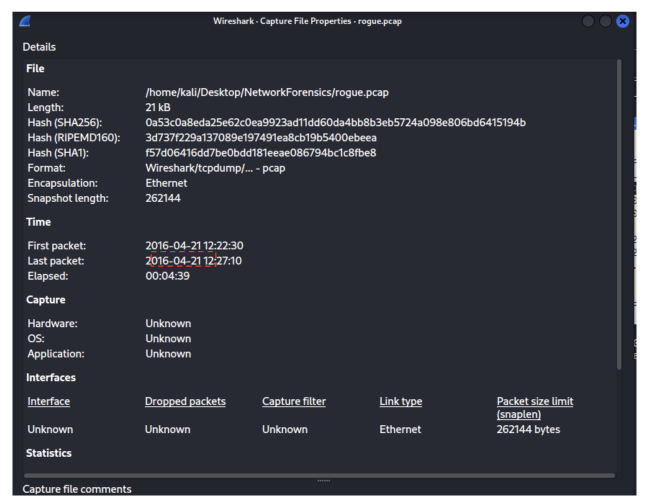 Network Forensics - Answers - YCSC